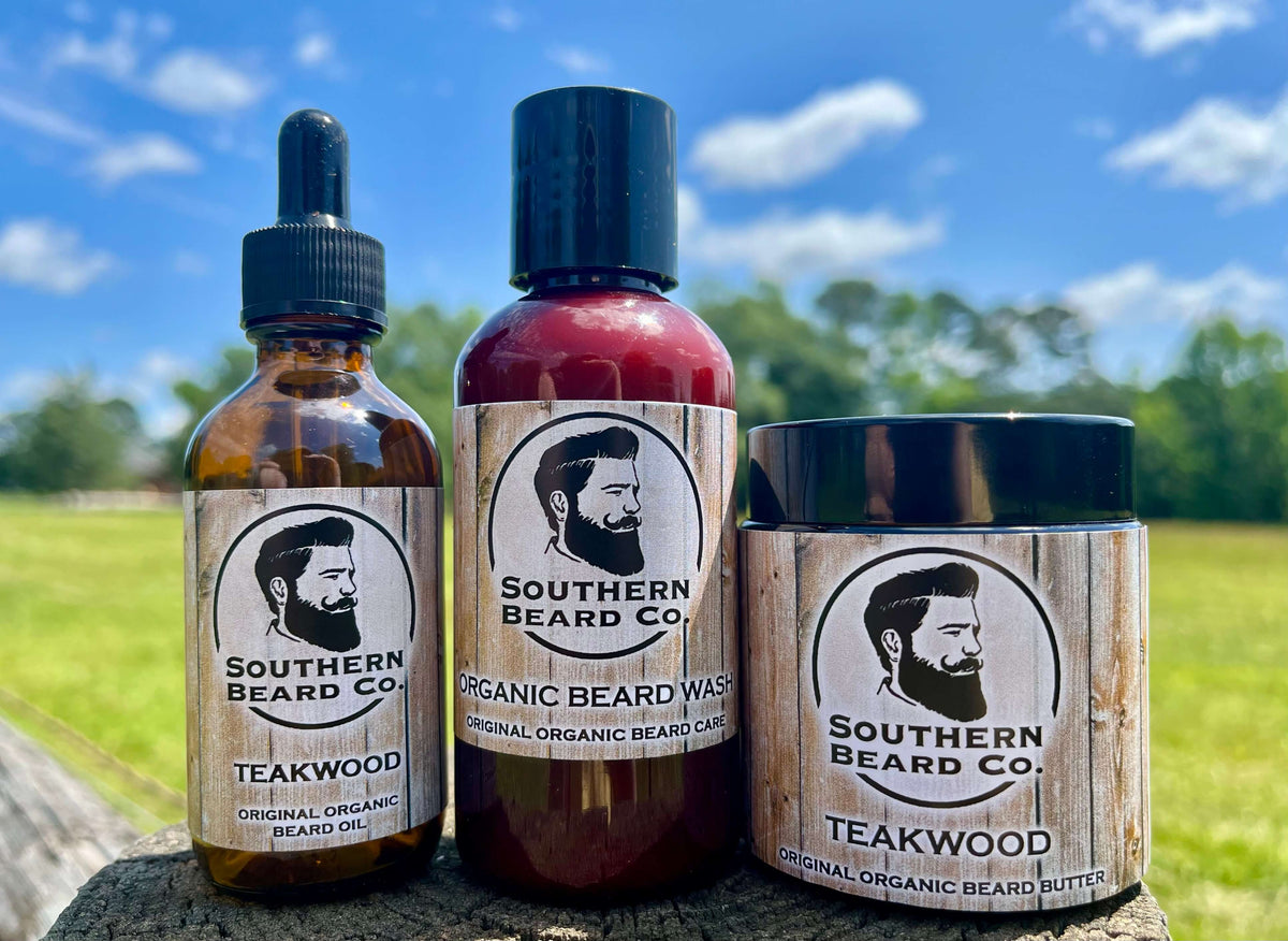 All Organic Oil, Butter & Wash Combo Pack | Southern Beard Co.