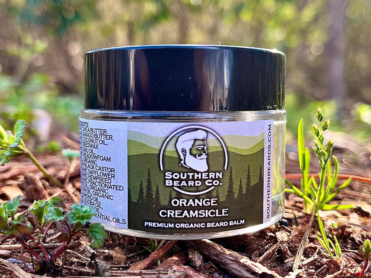 Orange Creamsicle Premium Organic Beard Balm | Southern Beard Co.