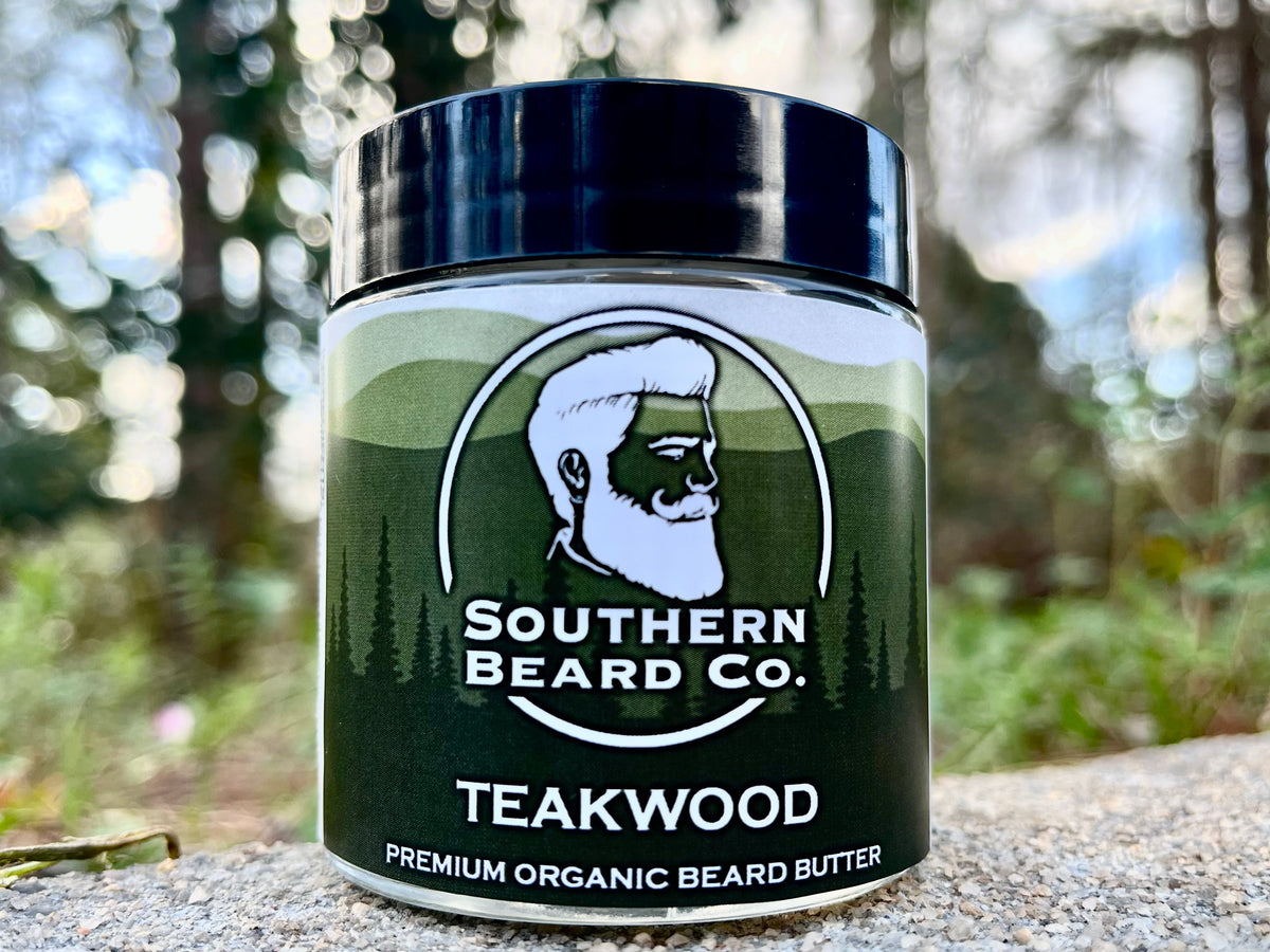 Teakwood Premium Organic Beard Butter | Southern Beard Co.