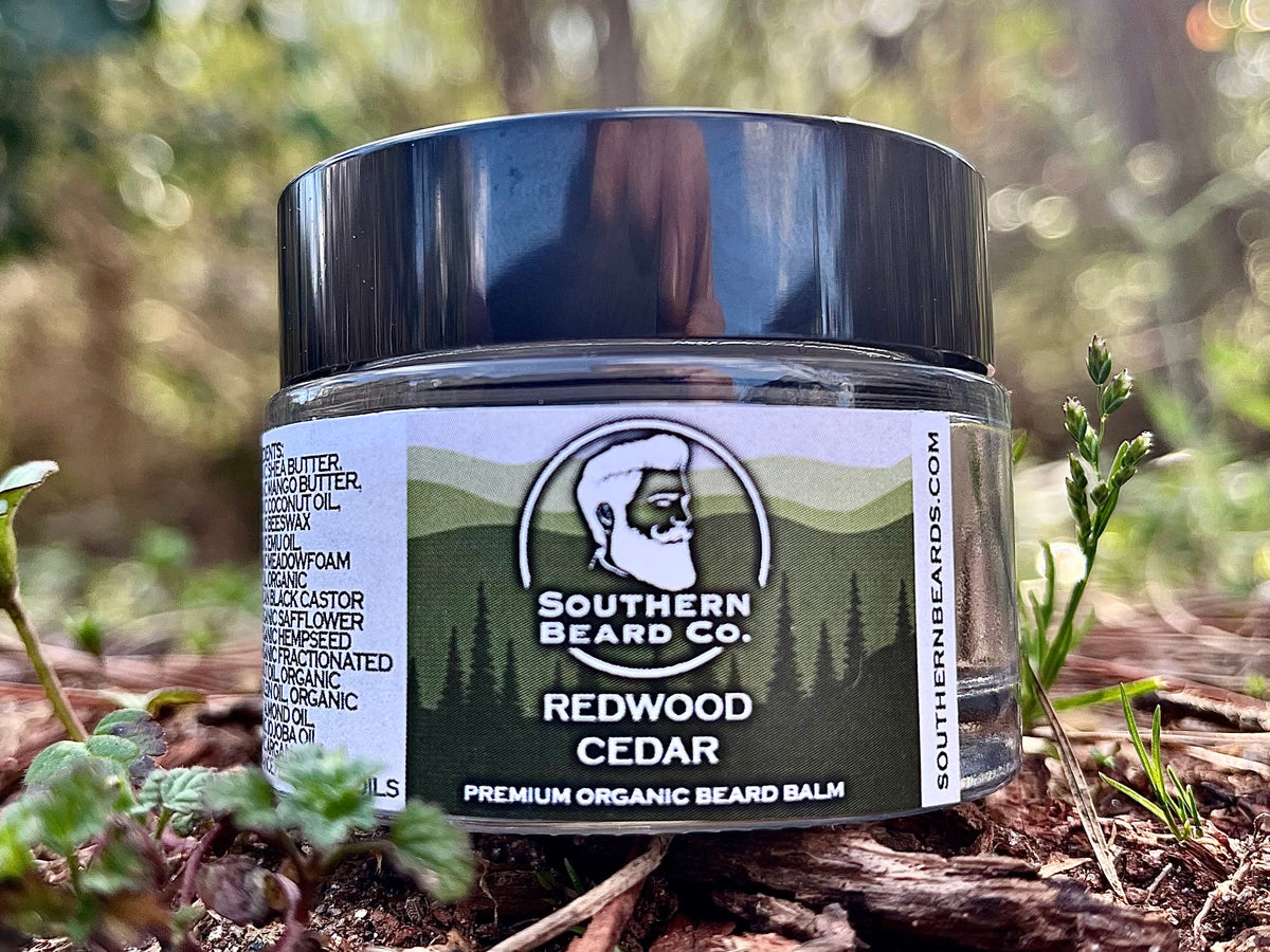 Redwood Cedar Premium Organic Beard Balm | Southern Beard Co.