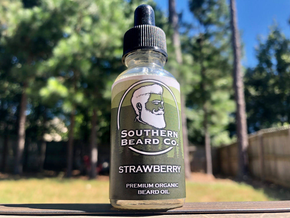 Strawberry Premium Organic Beard Oil | Southern Beard Co.