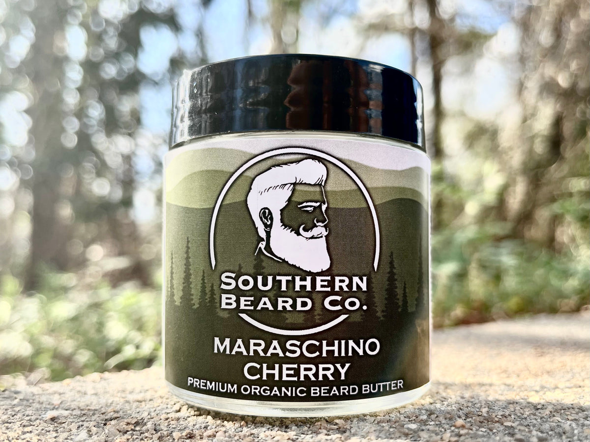Maraschino Cherry Premium Organic Beard Butter | Southern Beard Co.